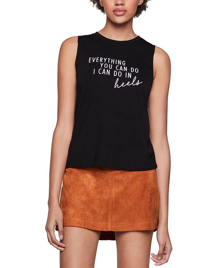 BCBGeneration Graphic-Print Muscle Tank Top - Macy's