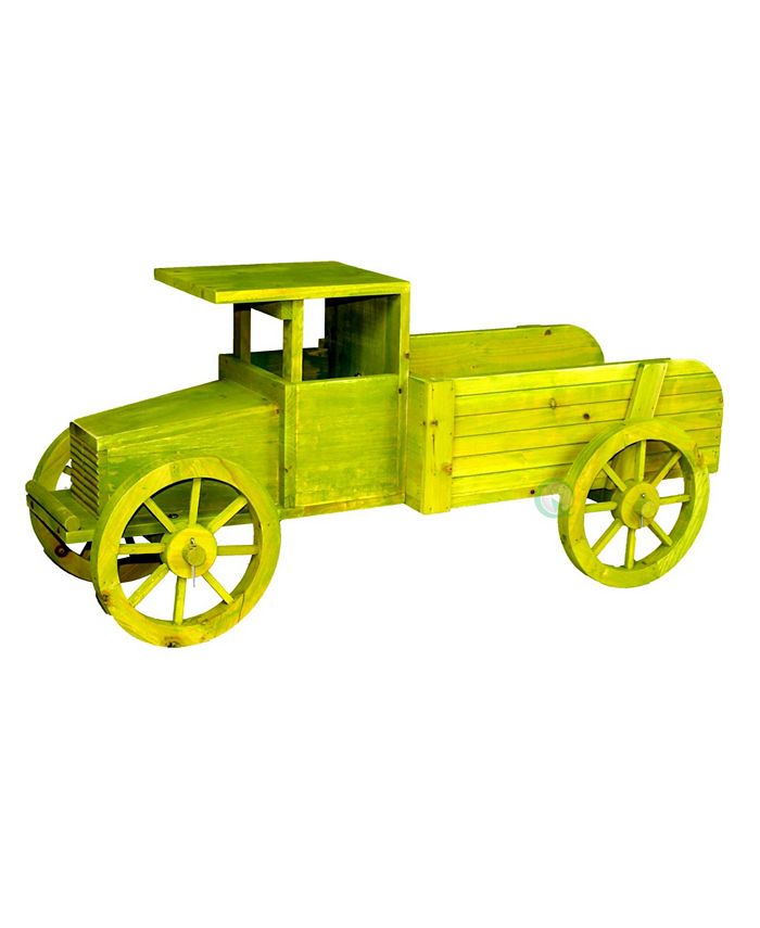 Gardenised Old Style Wooden Car Garden Planter - Macy's