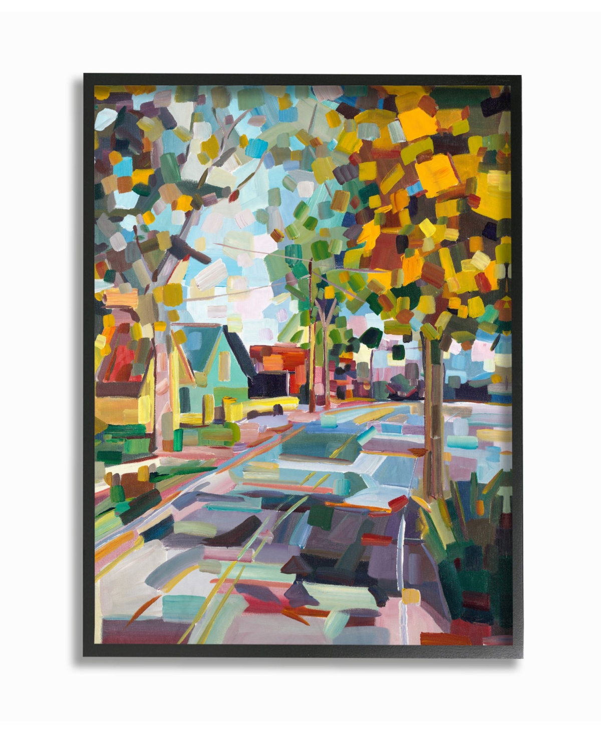 Click here for Stupell Industries Geometric New England Fall Scen... prices