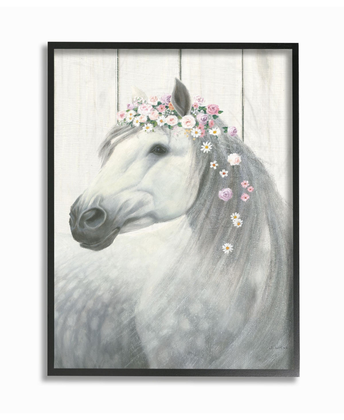 Click here for Stupell Industries Spirit Stallion Horse with Flow... prices