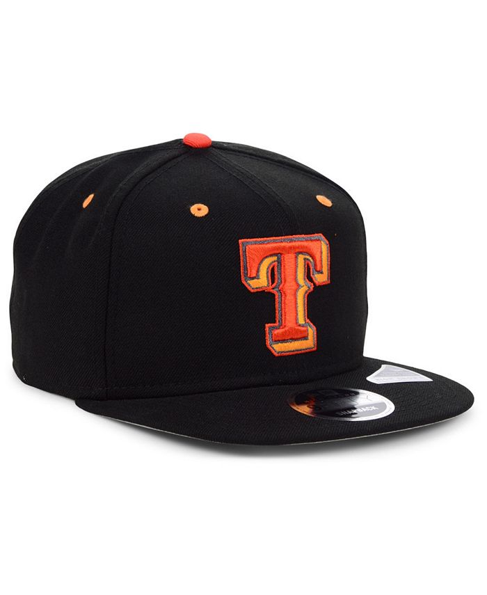 New Era Texas Rangers Orange Pop 9FIFTY Cap - Macy's