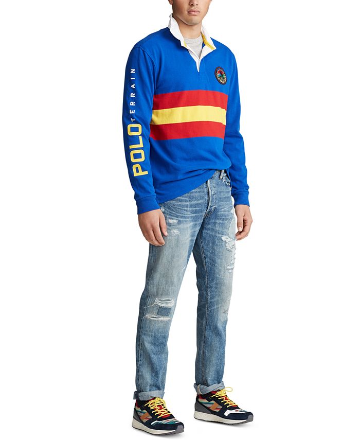 Polo Ralph Lauren Men's Big & Tall Classic Fit Graphic Rugby Top - Macy's