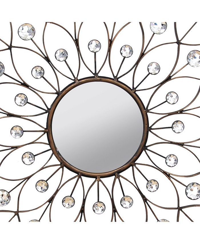Stratton Home Décor Stratton Home Decor Decorative Flower Mirror - Macy's