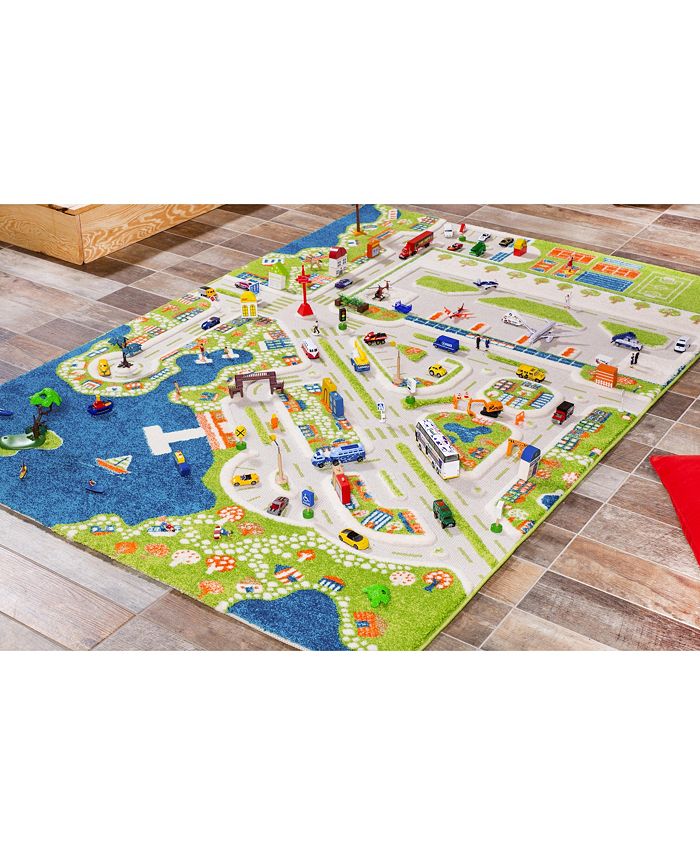 IVI Mini City 3D Play Rug - Macy's