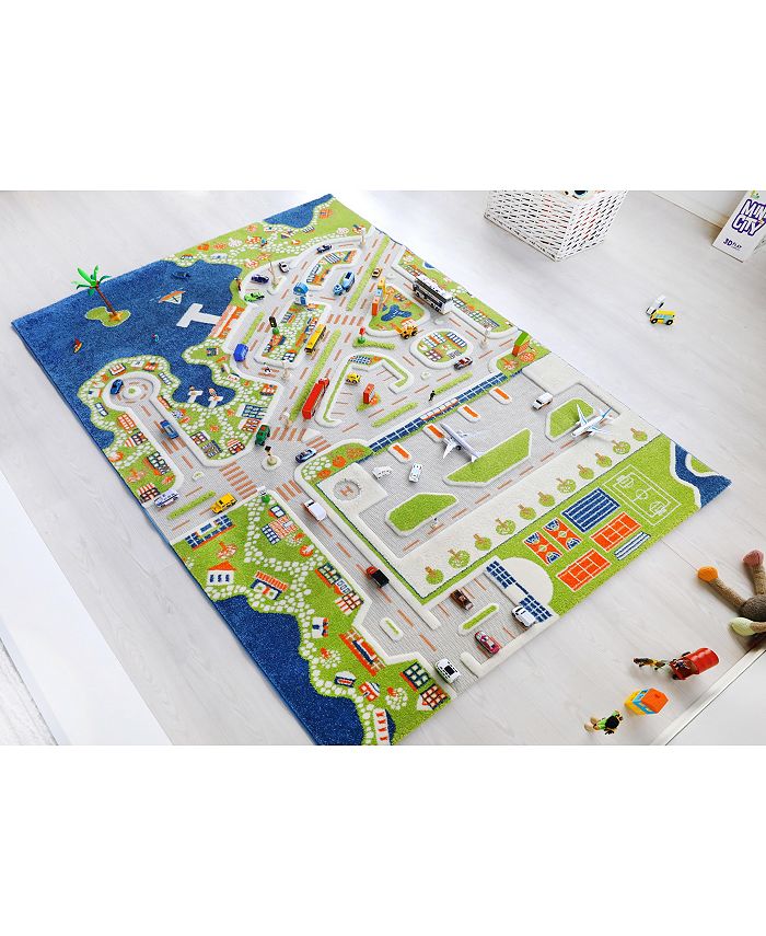 IVI Mini City 3D Play Rug - Macy's