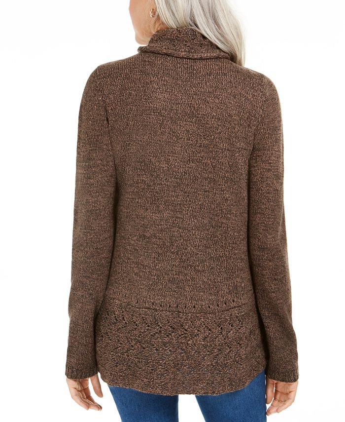 Karen Scott Marled-Knit Cardigan, Created for Macy's - Macy's