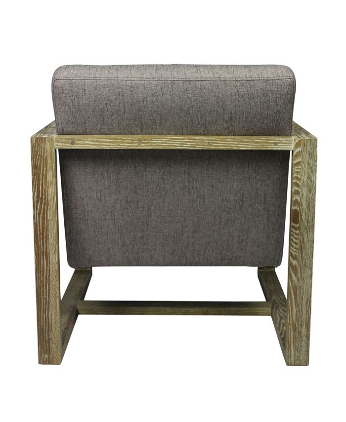 Moti Nash Arm Chair with Solid Oak Frame - Macy's