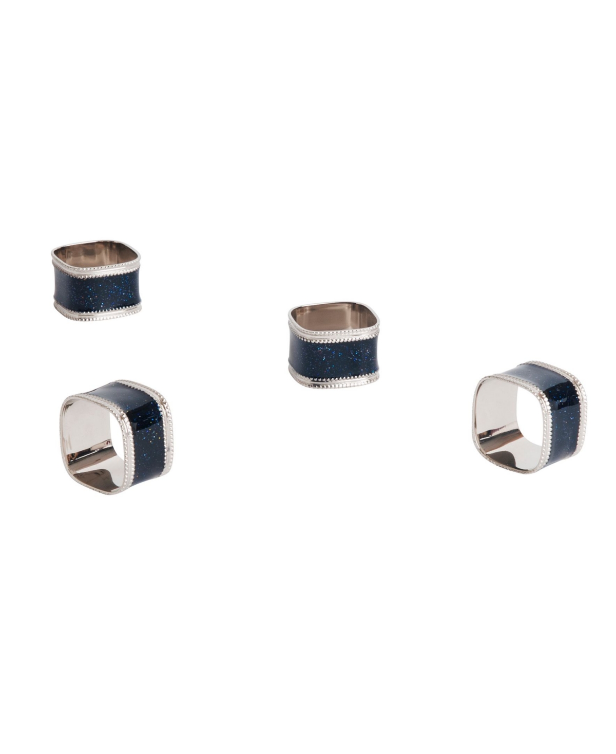 Click here for Saro Lifestyle Sparkling Square Design Napkin Ring... prices