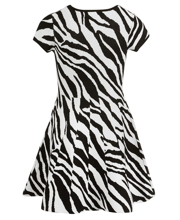 Sequin Hearts Big Girls Zebra-Print Dress - Macy's