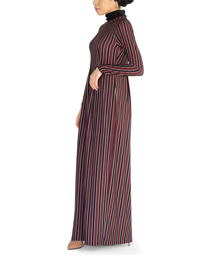 Verona Collection Siena Striped Maxi Dress - Macy's