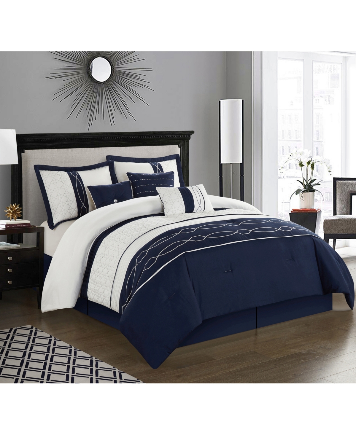 Click here for Stratford Park Penley 7-Pc. Comforter Set  King -... prices