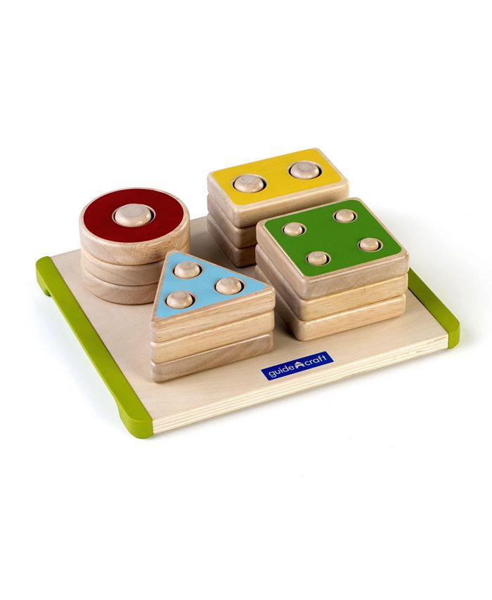 Guidecraft, Inc Guidecraft Sort and Stack Shapes - Macy's