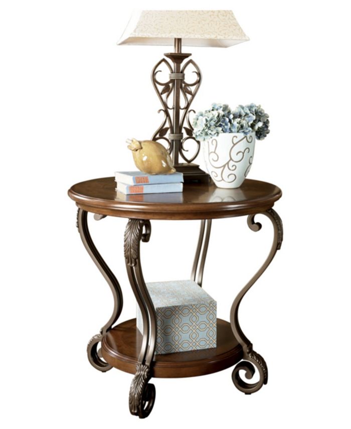 Signature Design By Ashley Ashley Furniture Nestor End Table - Macy's
