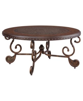 Rafferty Round Cocktail Table - Macy's