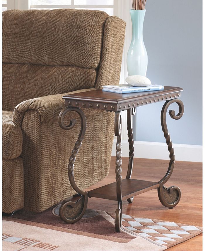 Signature Design By Ashley Rafferty Chair Side End Table - Macy's