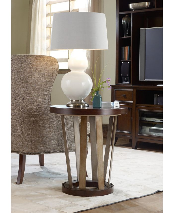 Hooker Furniture Lorimer Round End Table - Macy's