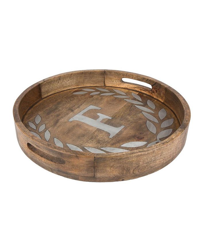 The GG Collection Heritage Collection Monogram Mango Wood Round Tray ...