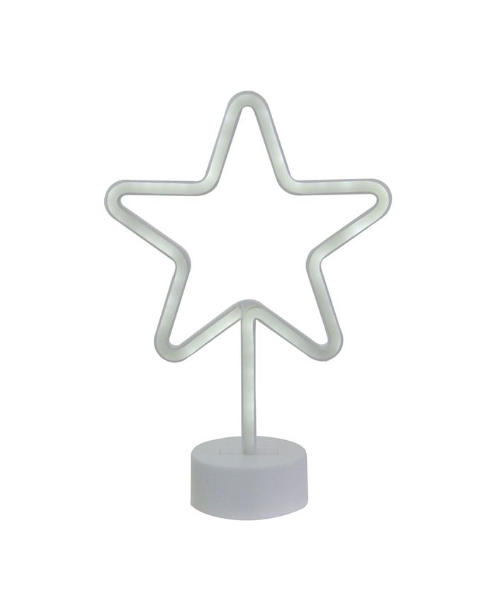 Northlight Battery Operated Neon Style LED Star Table Light & Reviews ...