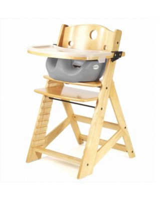 Keekaroo Height Right HIGH Chair Natural with Infant Insert and Tray ...