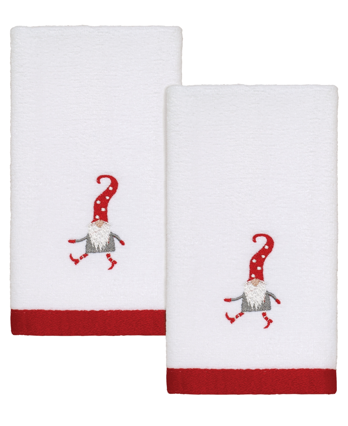 Click here for Avanti Gnome Walk Holiday Cotton 2-Pc. Fingertip T... prices