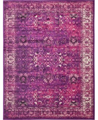 Bayshore Home Linport Lin1 Lilac 2' x 6' Runner Area Rug & Reviews ...