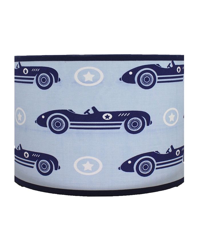 Pam Grace Creations Vintage Like Race cars Lamp Shade - Macy's