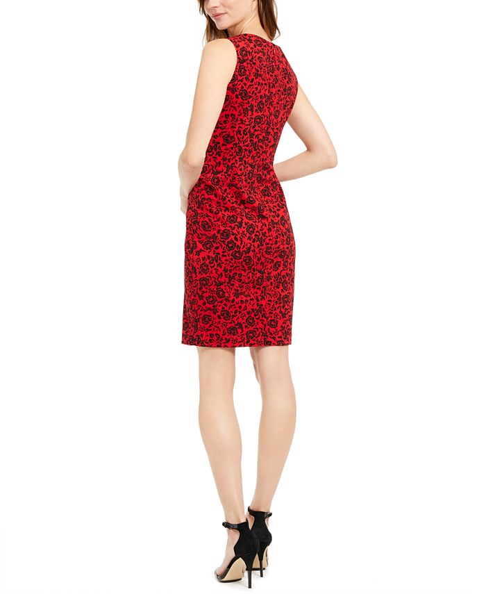 Calvin Klein Printed Sheath Dress - Macy's