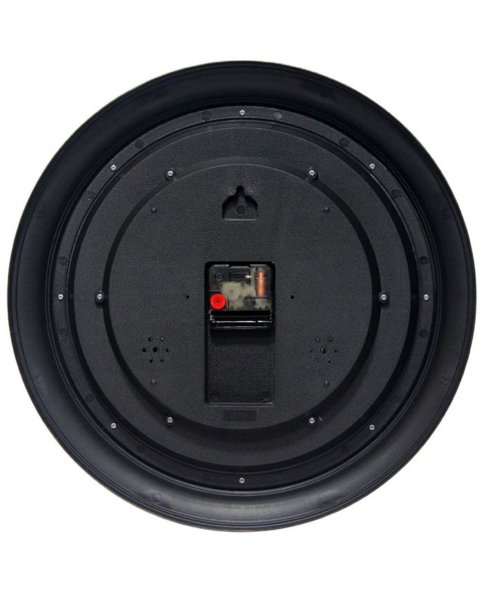 Infinity Instruments Round Decorative Traditional Wall Clock - Macy's