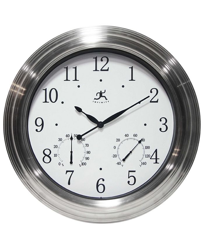 Infinity Instruments Round Wall Clock - Macy's