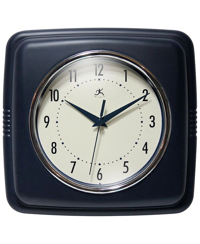 Infinity Instruments Square Wall Clock - Macy's