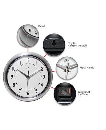 Infinity Instruments Round Wall Clock - Macy's