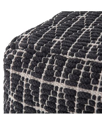 Simpli Home Blythe Cube Pouf - Macy's