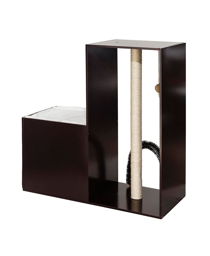Elegant Home Fashions Modern Cat Play Cube Tower - Macy's
