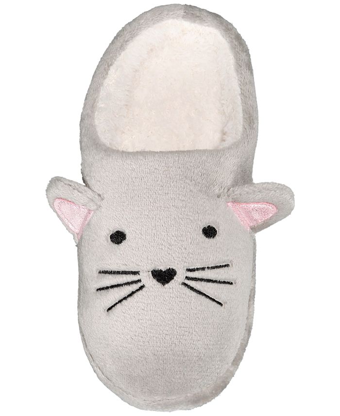 Jenni Cat Face Slippers, Created for Macy's - Macy's