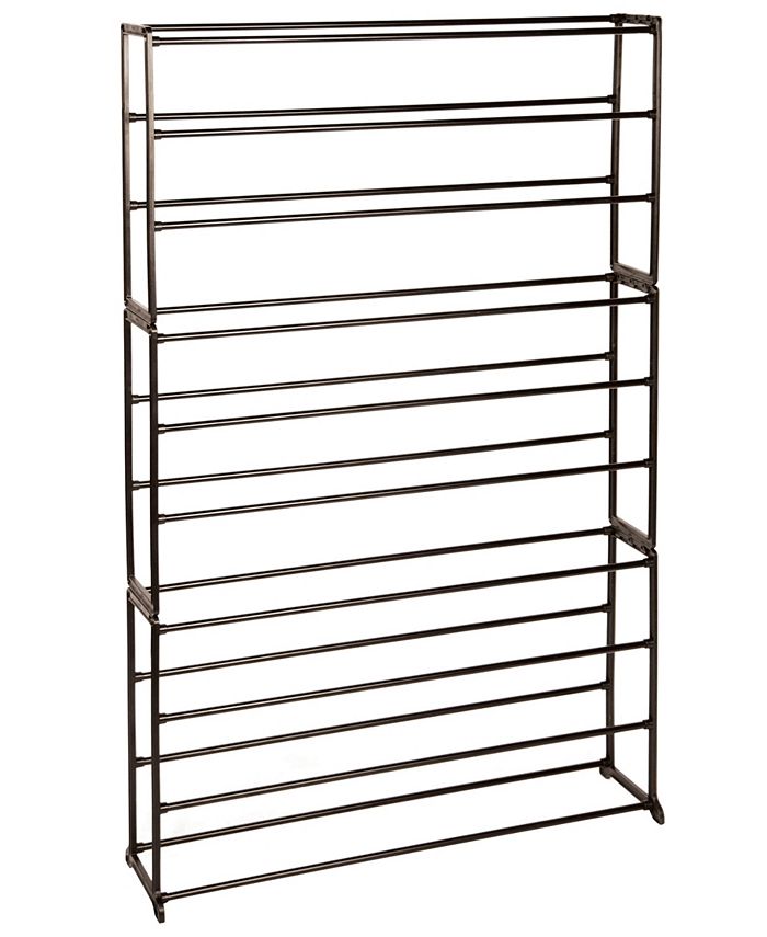 Richards Homewares Free-Standing 50 Pair Shoe Rack - Macy's