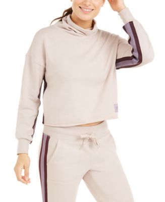 Calvin Klein Performance Funnel-Neck Top - Macy's