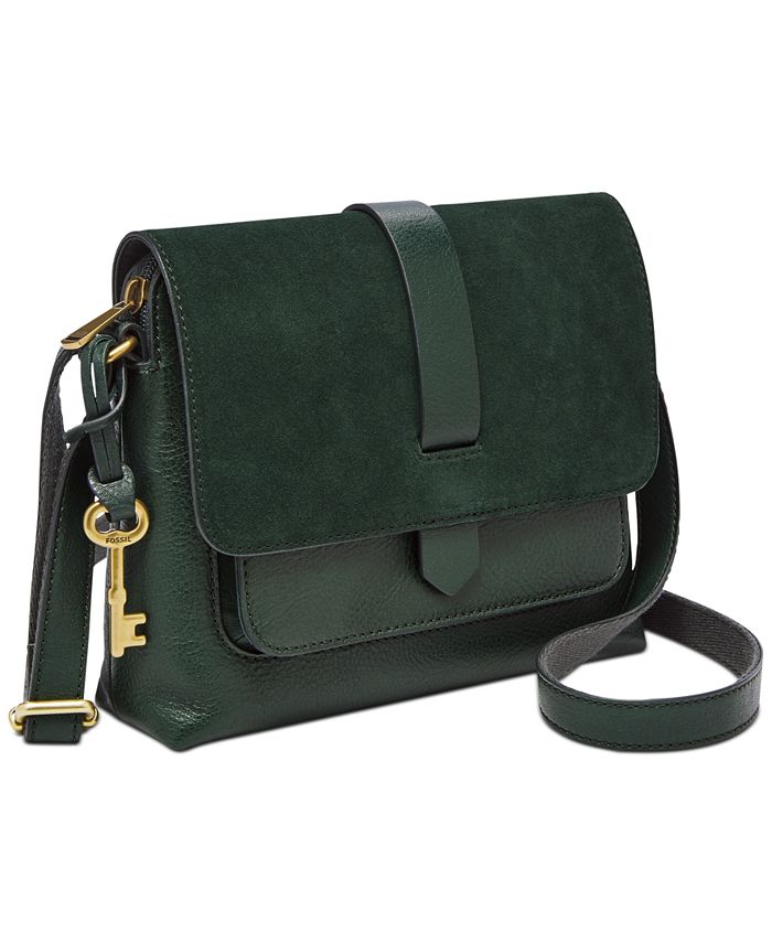 Fossil Kinley Leather Crossbody - Macy's