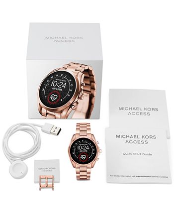 Michael Kors Access Gen 5 Bradshaw Rose Gold-Tone Stainless Steel ...