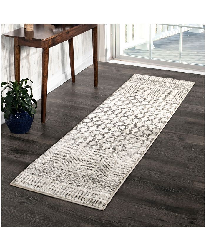 Orian Rugs Orian Adagio Arrowhead Silver Tone Area Rug Collection - Macy's