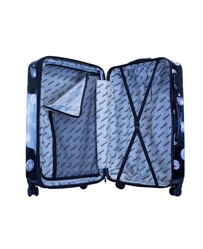 Smiley World Happy Travels 3 Piece Luggage Set - Macy's