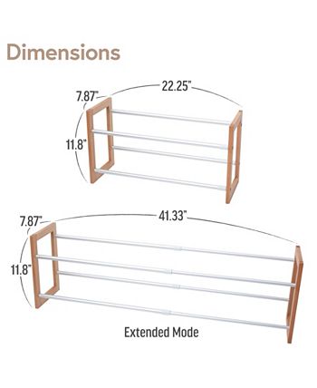 Innoka Expandable and Stackable Shoe Rack - Macy's