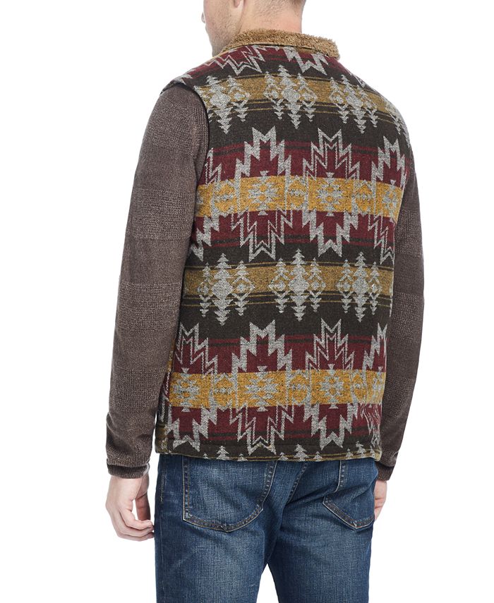 Weatherproof Vintage Men's Aztec Vest - Macy's