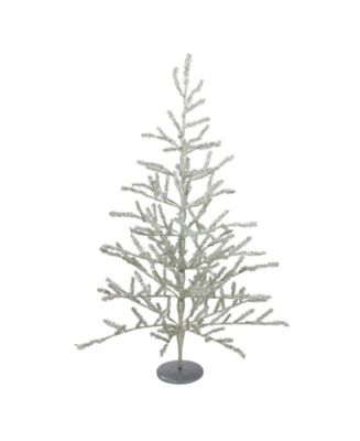 Northlight 3' Silver Tinsel Twig Artificial Christmas Tree - Unlit - Macy's