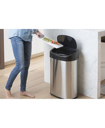 Hamilton Beach Stainless Steel Motion Sensor 2 Piece Trashcan Set - Macy's