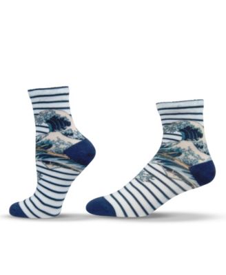 Unisox Unisex Great Wave Hokusai Japanese Quarter Socks - Macy's