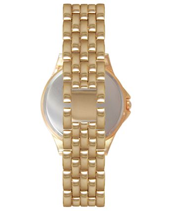 Jessica Simpson Women's Genuine Garnet and White Topaz Gold Tone ...