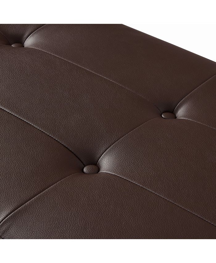 INSPIRED HOME Oliver Tufted Square Bench & Reviews - Furniture - Macy's