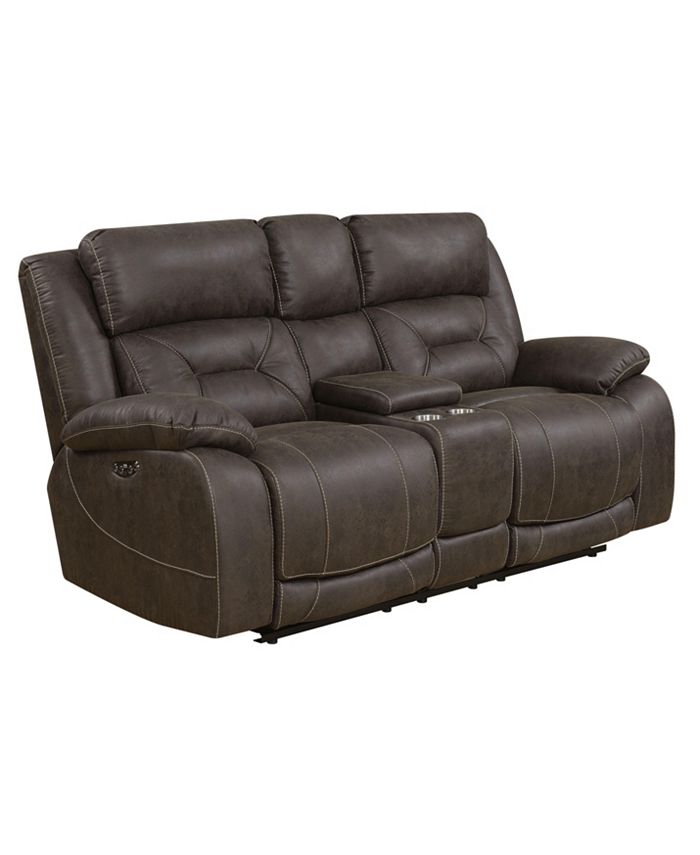 Macy's Horus Power Recliner Loveseat - Macy's