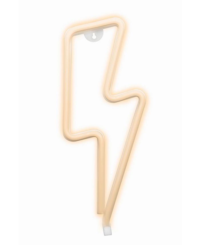 Brilliant Ideas Bolt Neon LED Wall Light - Macy's