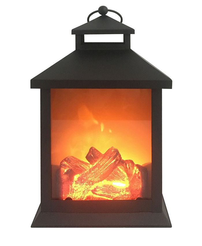Sharper Image Flameless Fireplace LED Lantern - Non Heated - Macy's
